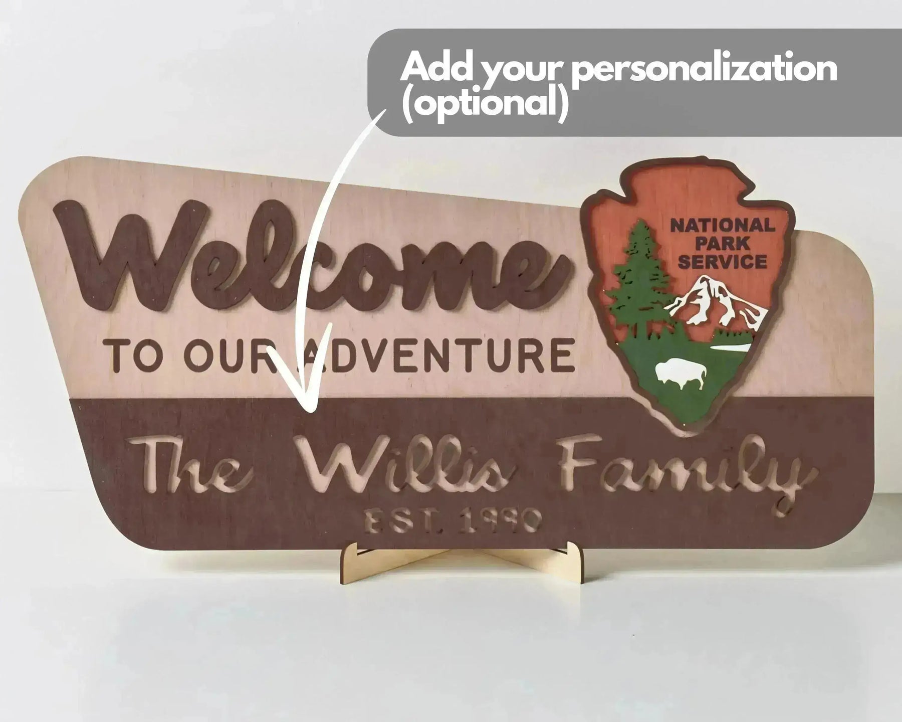 National Park Sign - Unique Wooden National Park Welcome Signs | Lemap