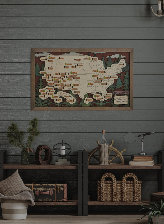 Discover Your Perfect National Park Travel Map | Lemap